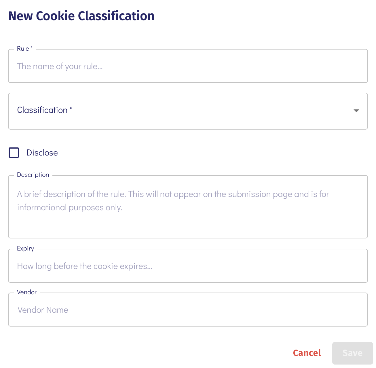 Classification Rules – Osano
